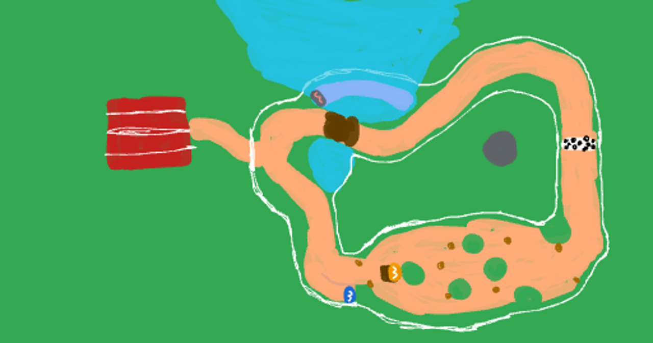 Very Boring Unfinished Course. - Mario Kart PC