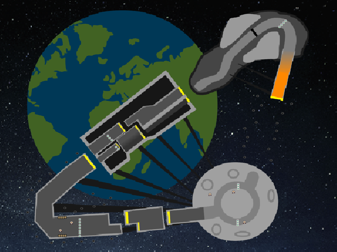 Lunar circuit - Mario Kart PC