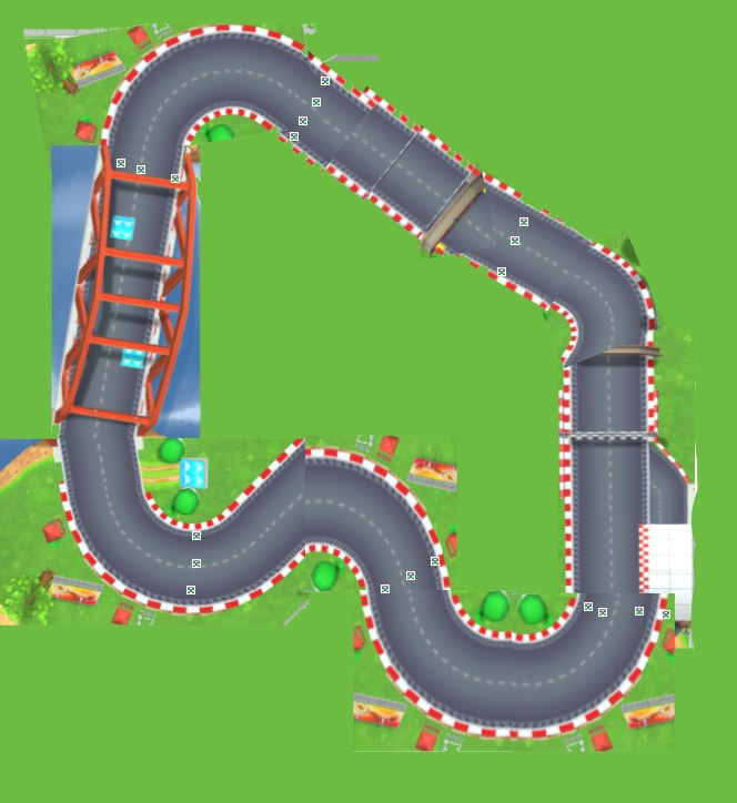 city speedway, but it's mario circuit 1 - Mario Kart PC