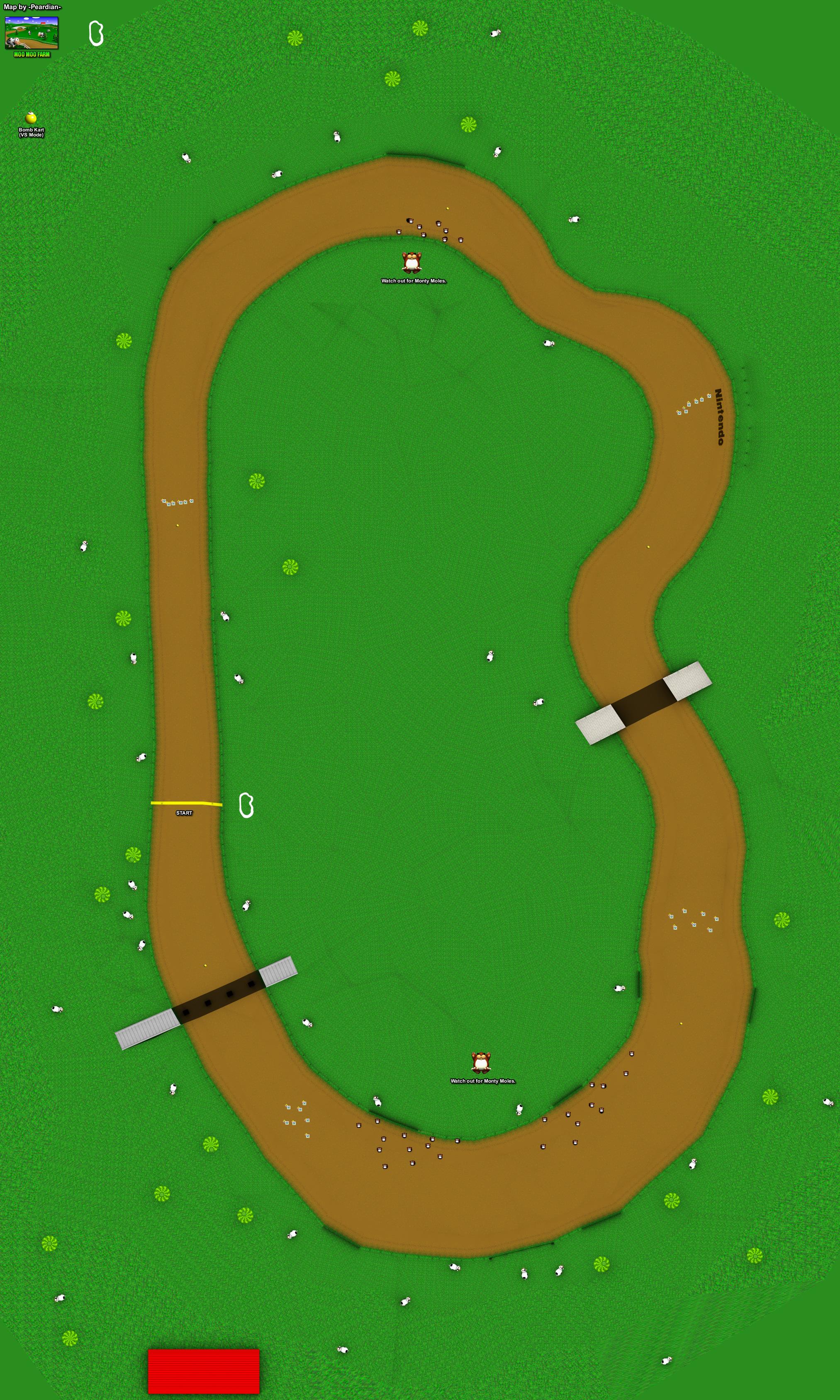 Moo Moo farm - Mario Kart PC