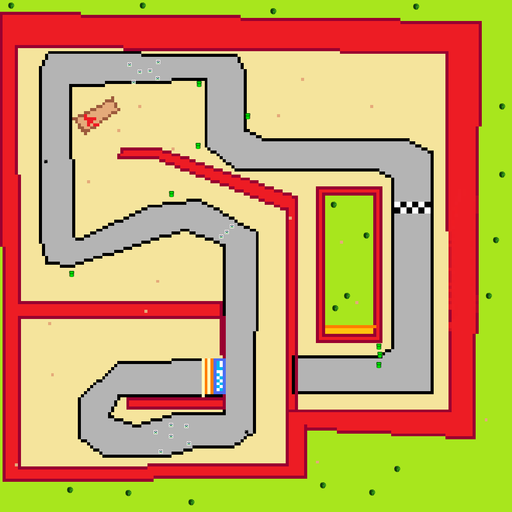 snes mario circuit 2 - Mario Kart PC