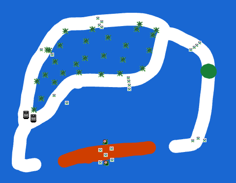 sad island - Mario Kart PC