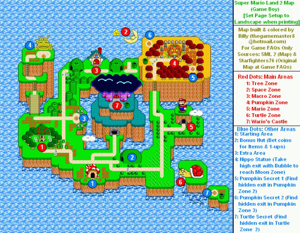 SML2 Overworld (Color) - Mario Kart PC