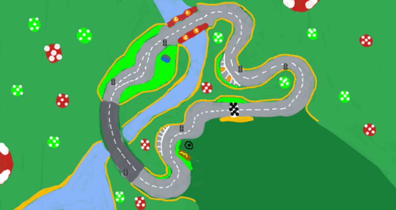 DS Shroom Ridge Remastered Demo - Mario Kart PC