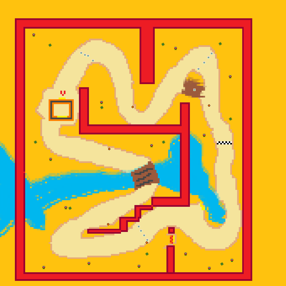 Yoshi Desert - Mario Kart PC