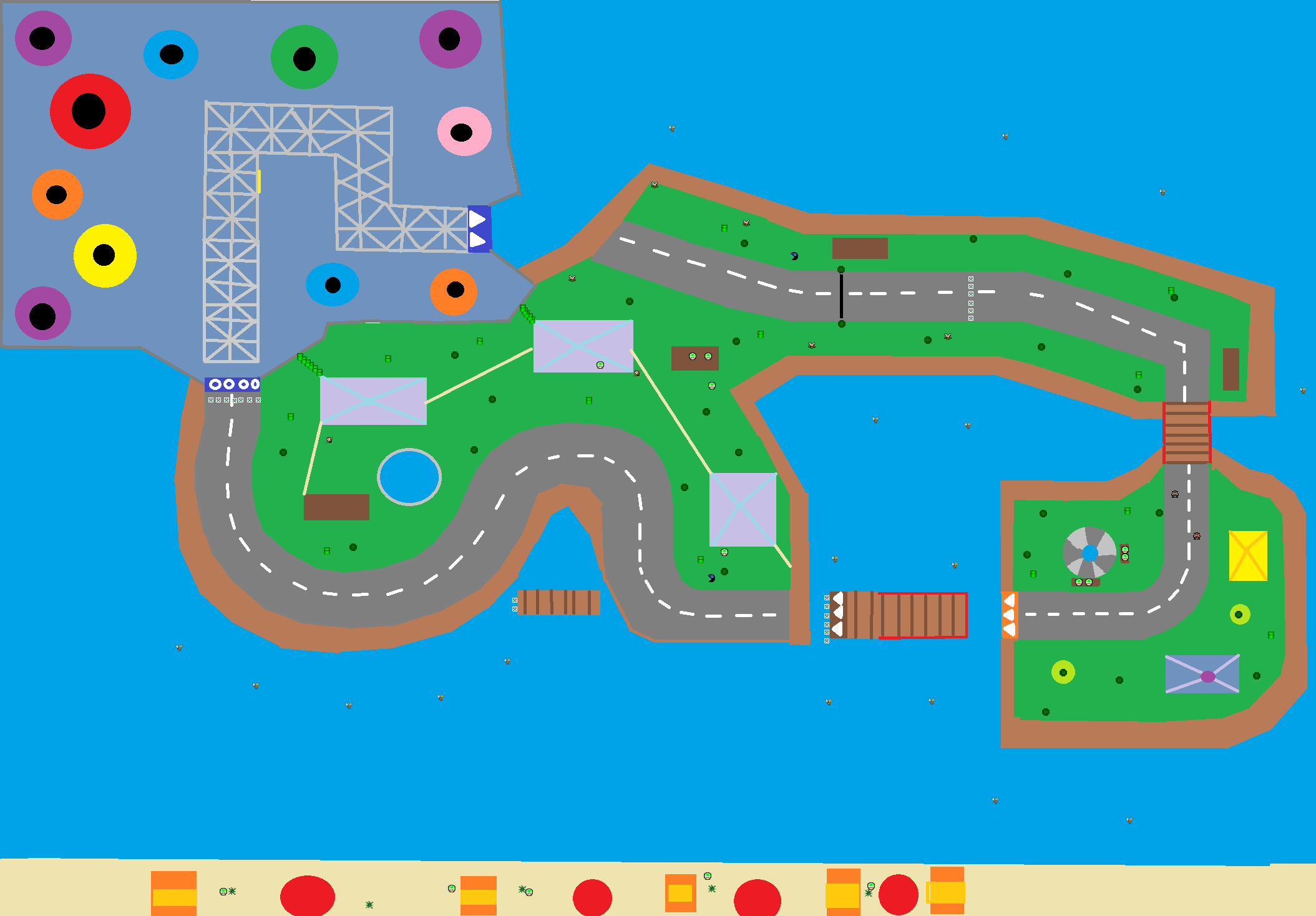 Mario Highway - Mario Kart PC