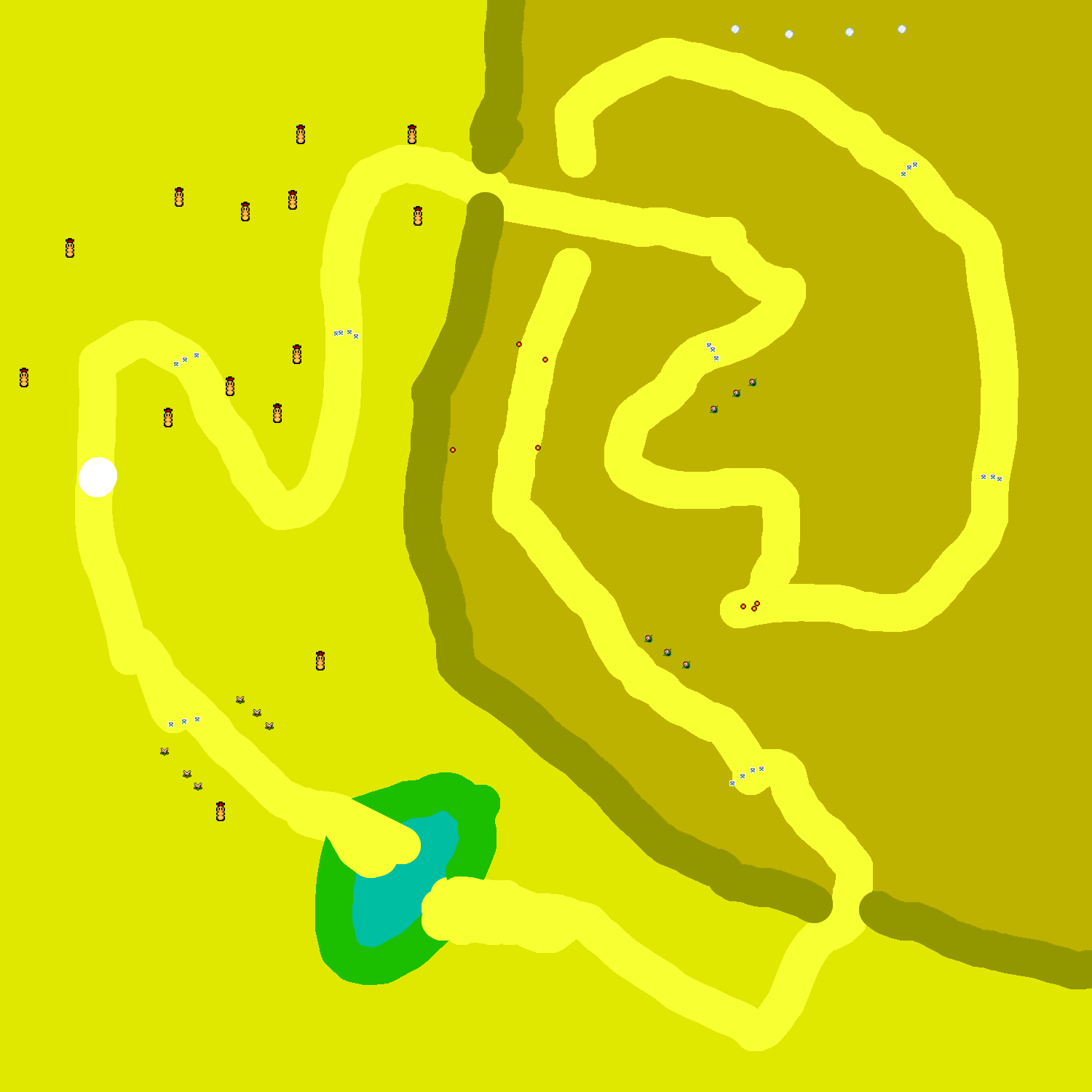 Pyramid hills - Mario Kart PC