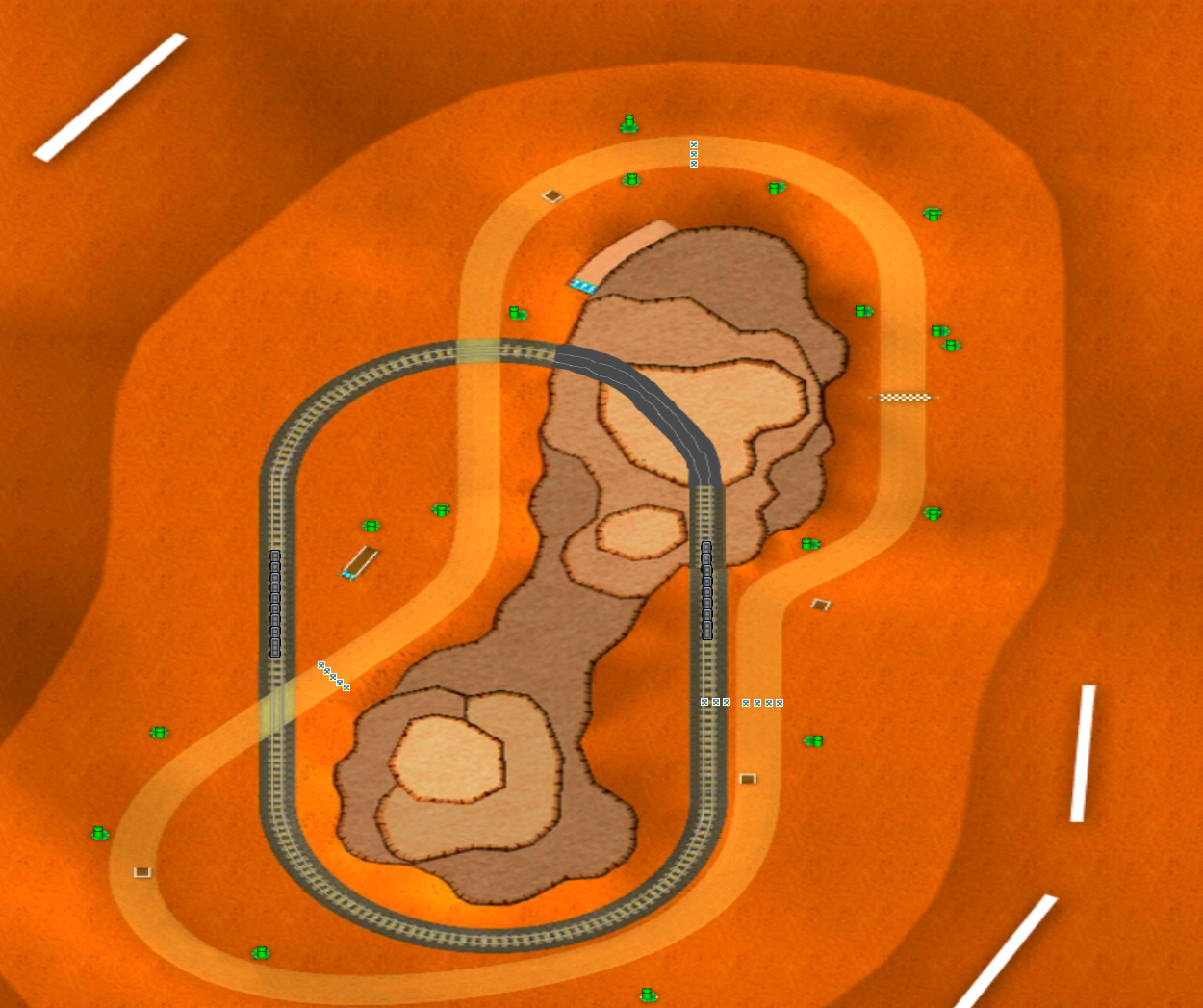 Kalimari Desert - Mario Kart PC