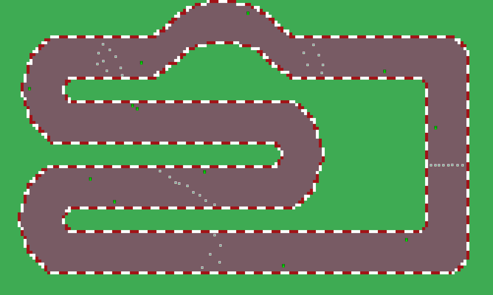 Pixel course - Mario Kart PC