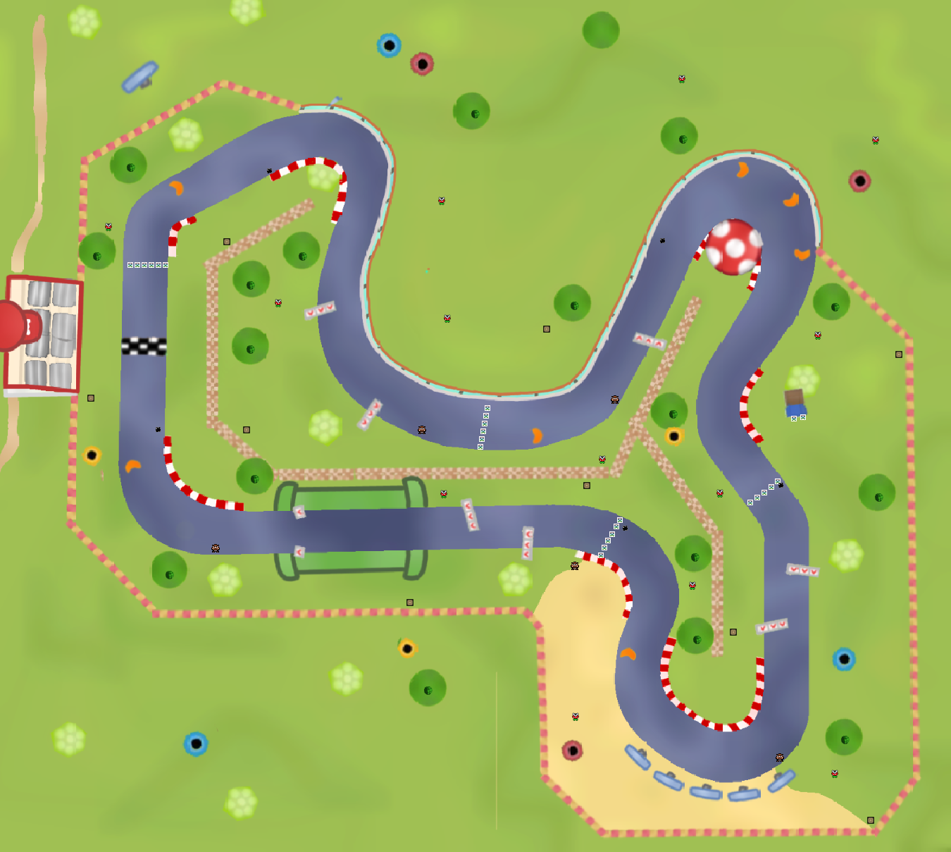Mario Raceway - Mario Kart PC