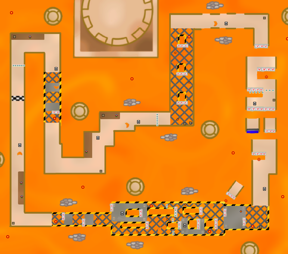 GBA Bowser Castle 2 - Mario Kart PC