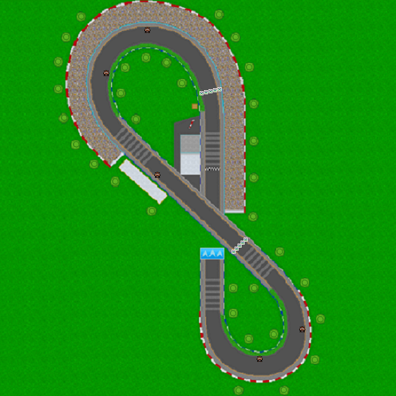 Mariokart X Retro mariokart DS Figure-8 Circuit - Mario Kart PC