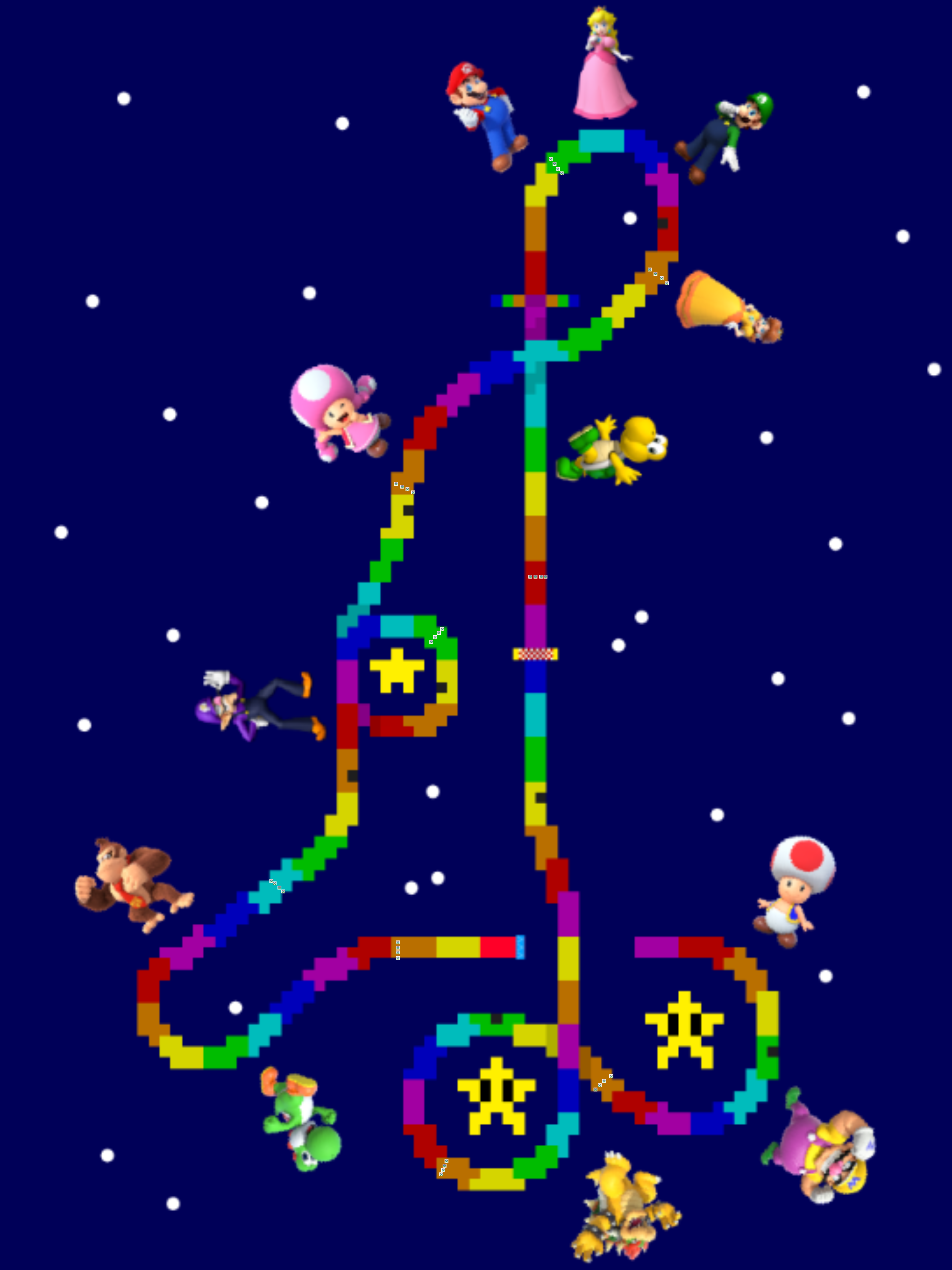 Rainbow Road - Mario Kart PC