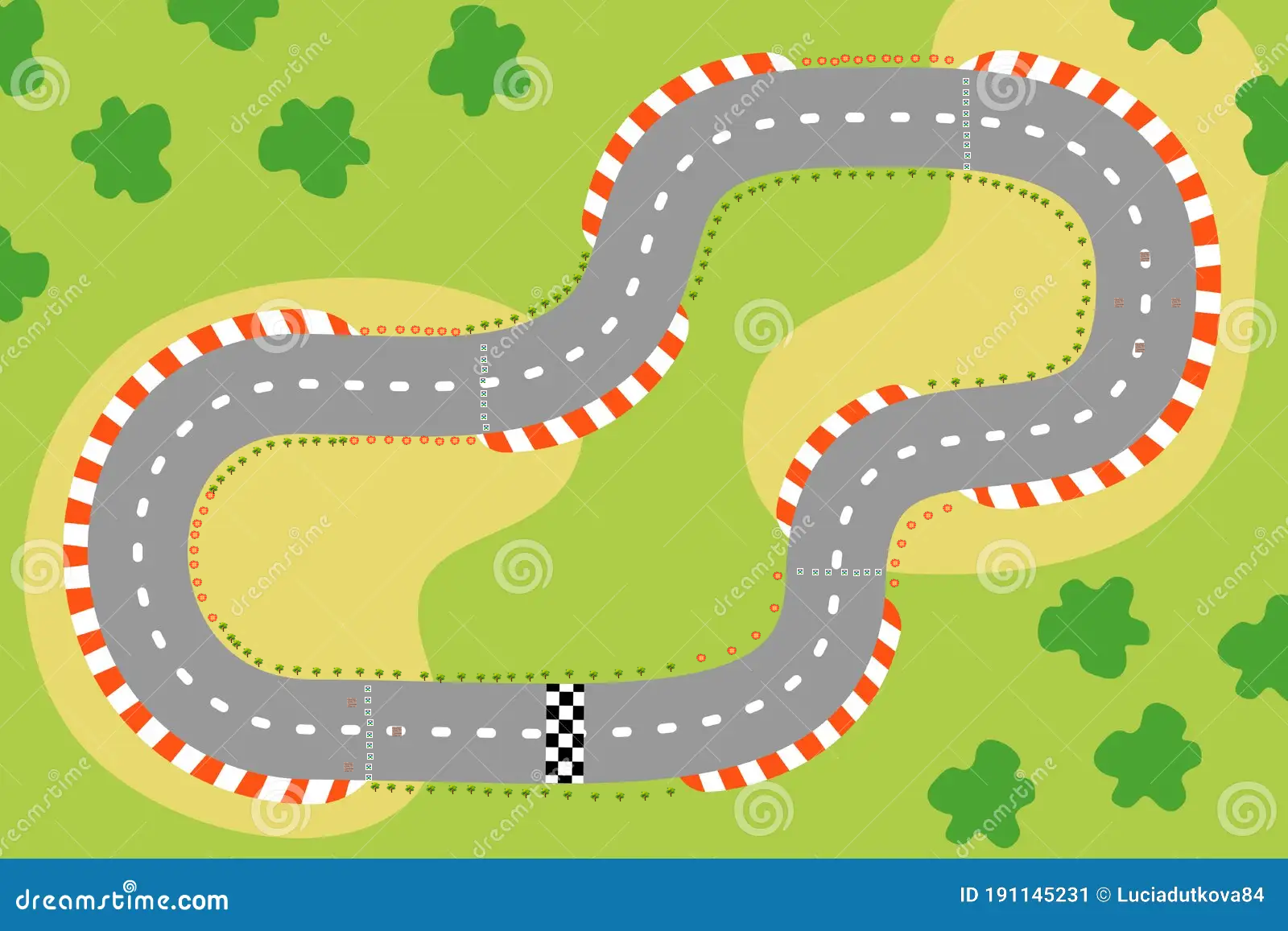 Png of a Race Track - Mario Kart PC