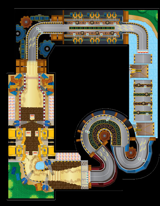 Toad's Factory - Mario Kart PC