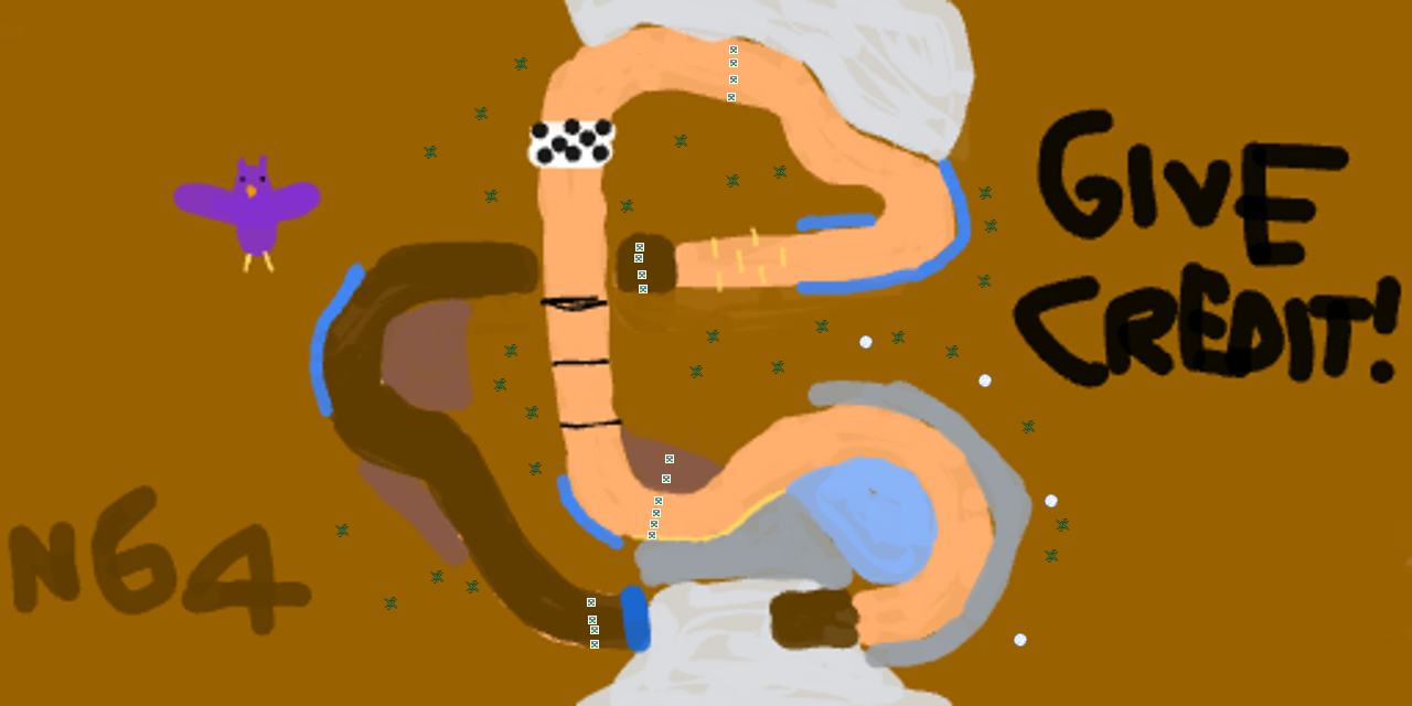 N64 Choco Mountain Remastered - Mario Kart PC