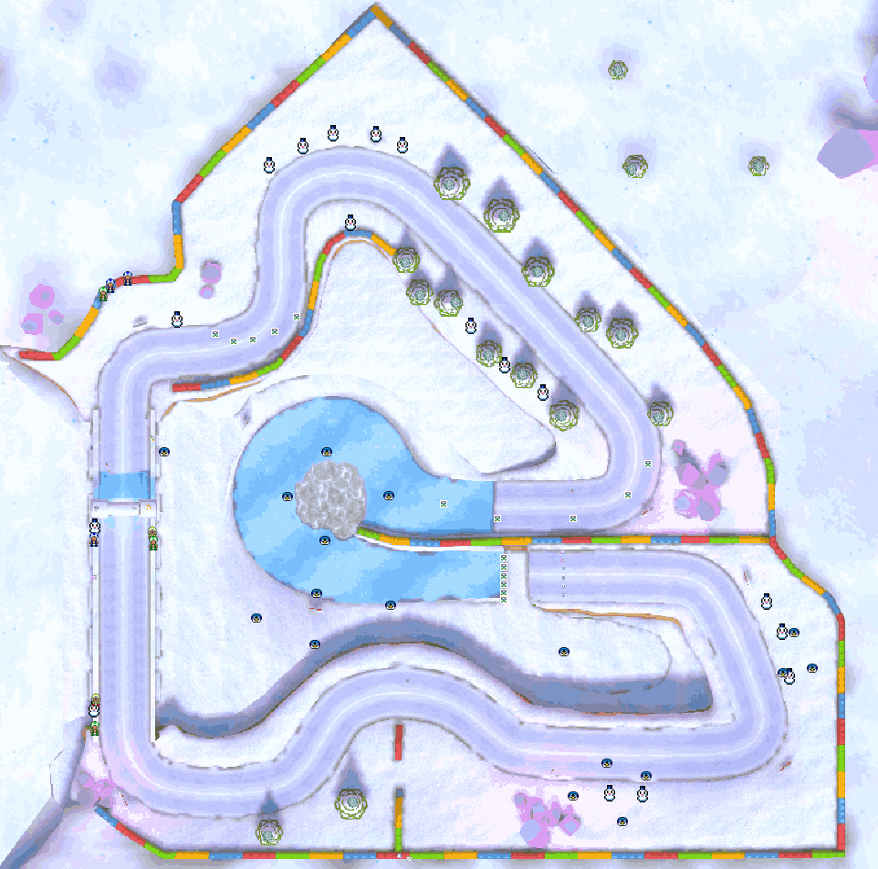 Snow Land - Mario Kart PC