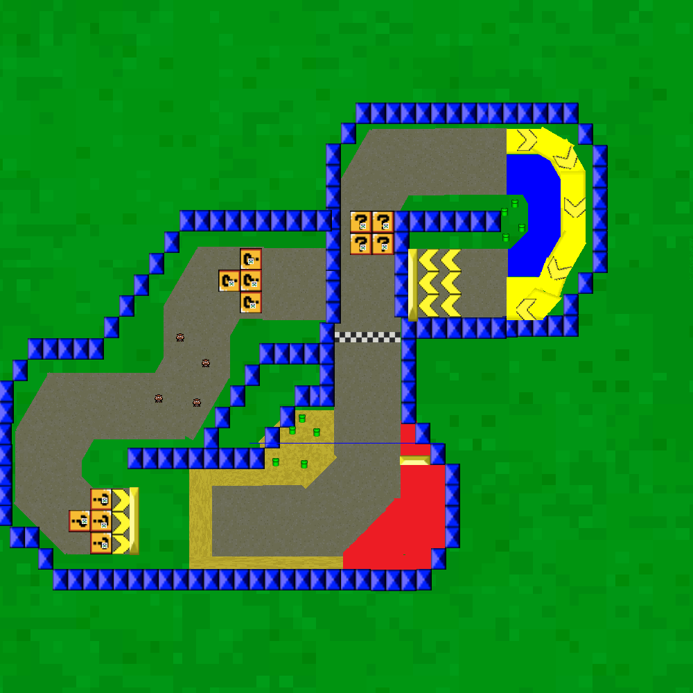 SNES Mario Kart Stadium - Mario Kart PC