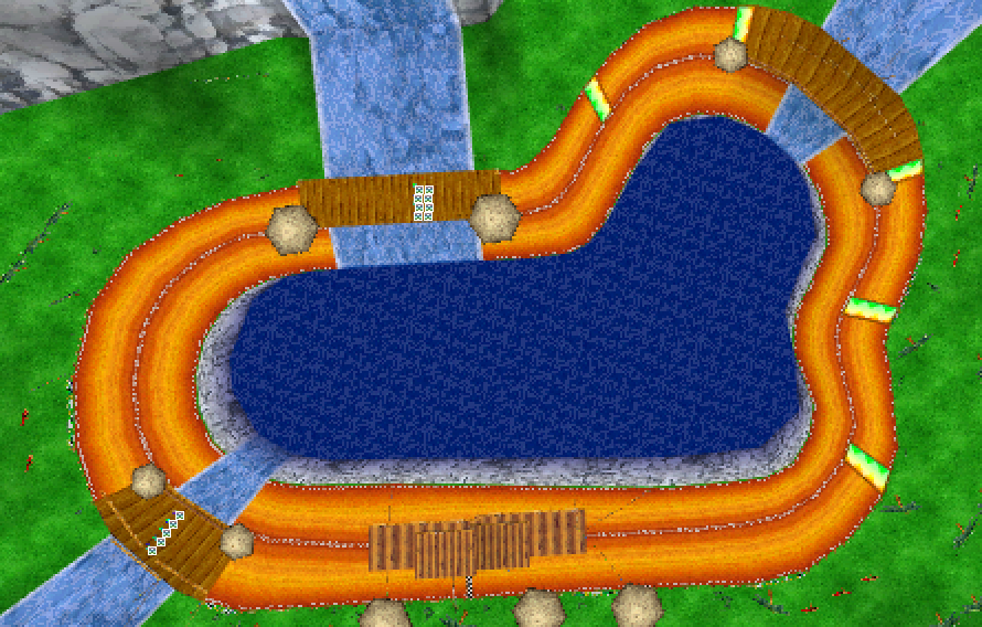 Yoshi Falls - Mario Kart PC