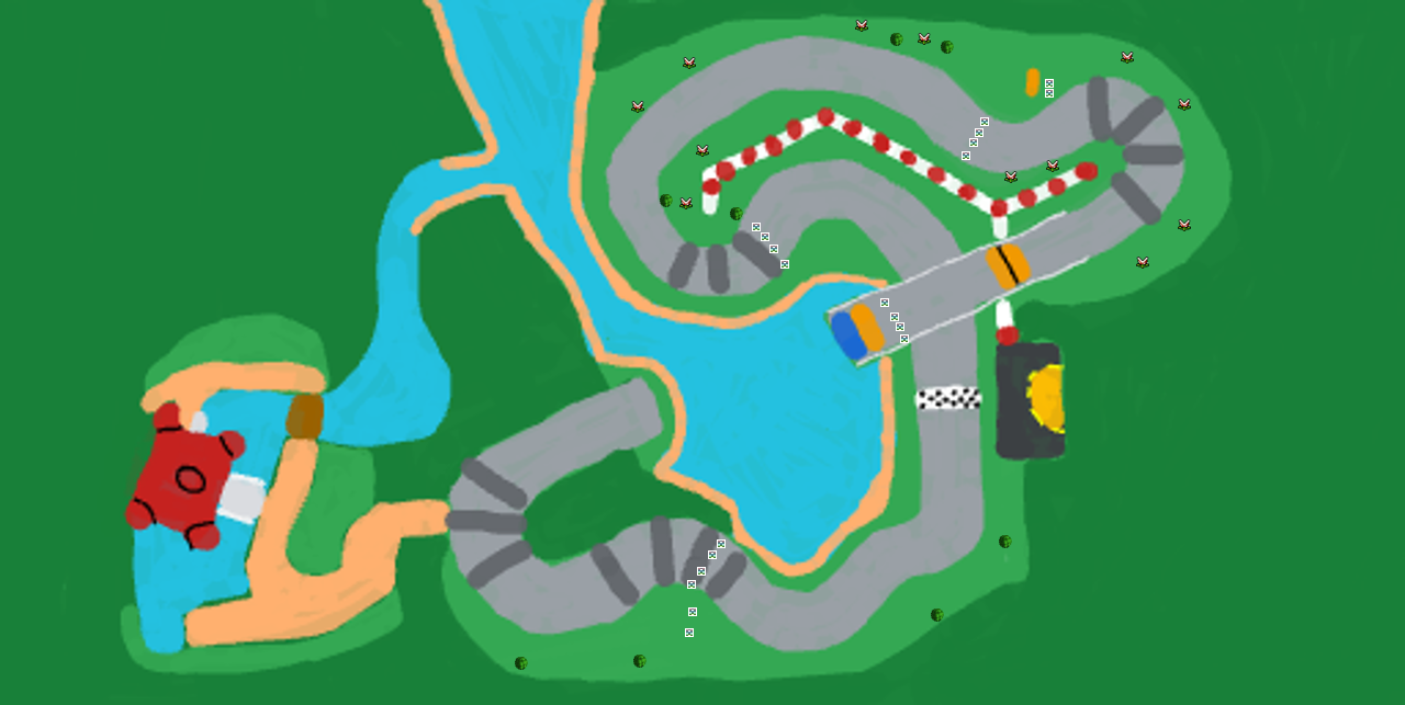 N64 Royal Raceway Remastered - Mario Kart PC