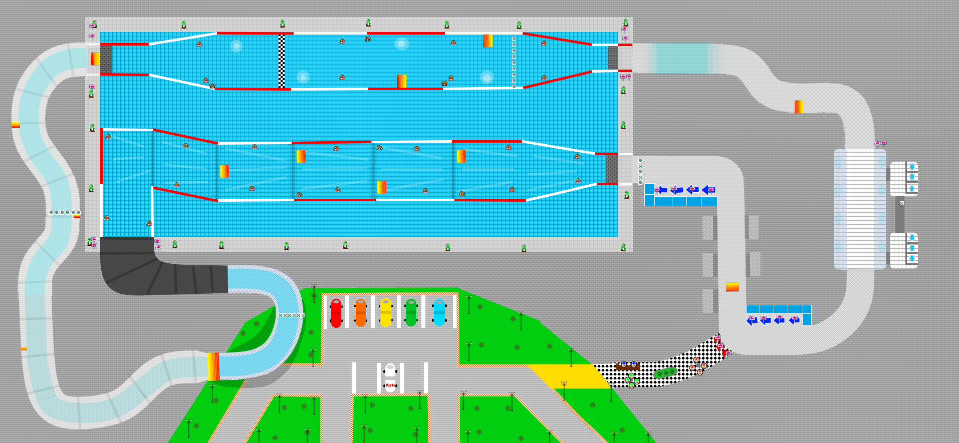 Daisy's Pool - Mario Kart PC