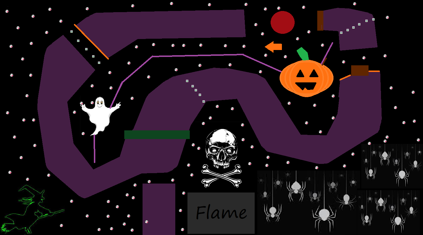 MS Paint Halloween Haunt Remake - Mario Kart PC