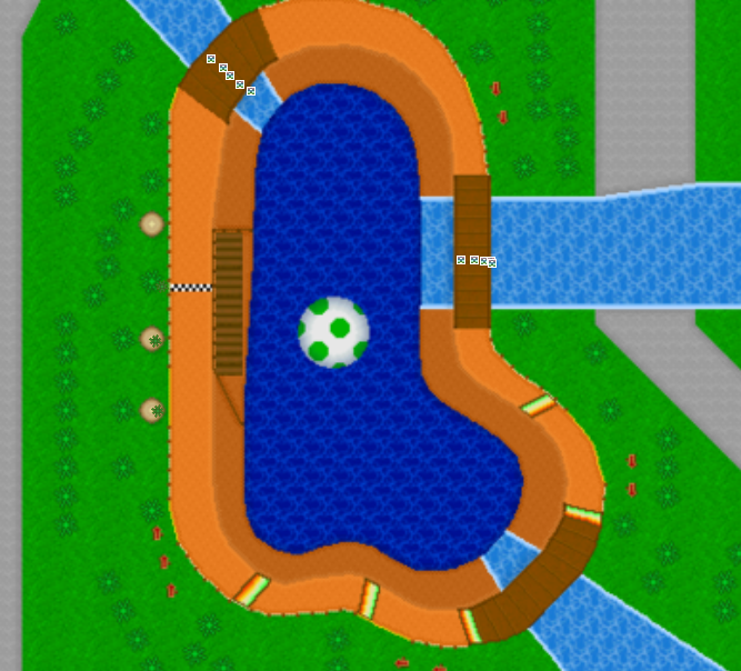Yoshi Falls - Mario Kart PC