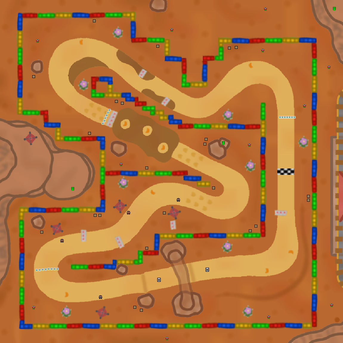 GBA Sunset Wilds - Mario Kart PC