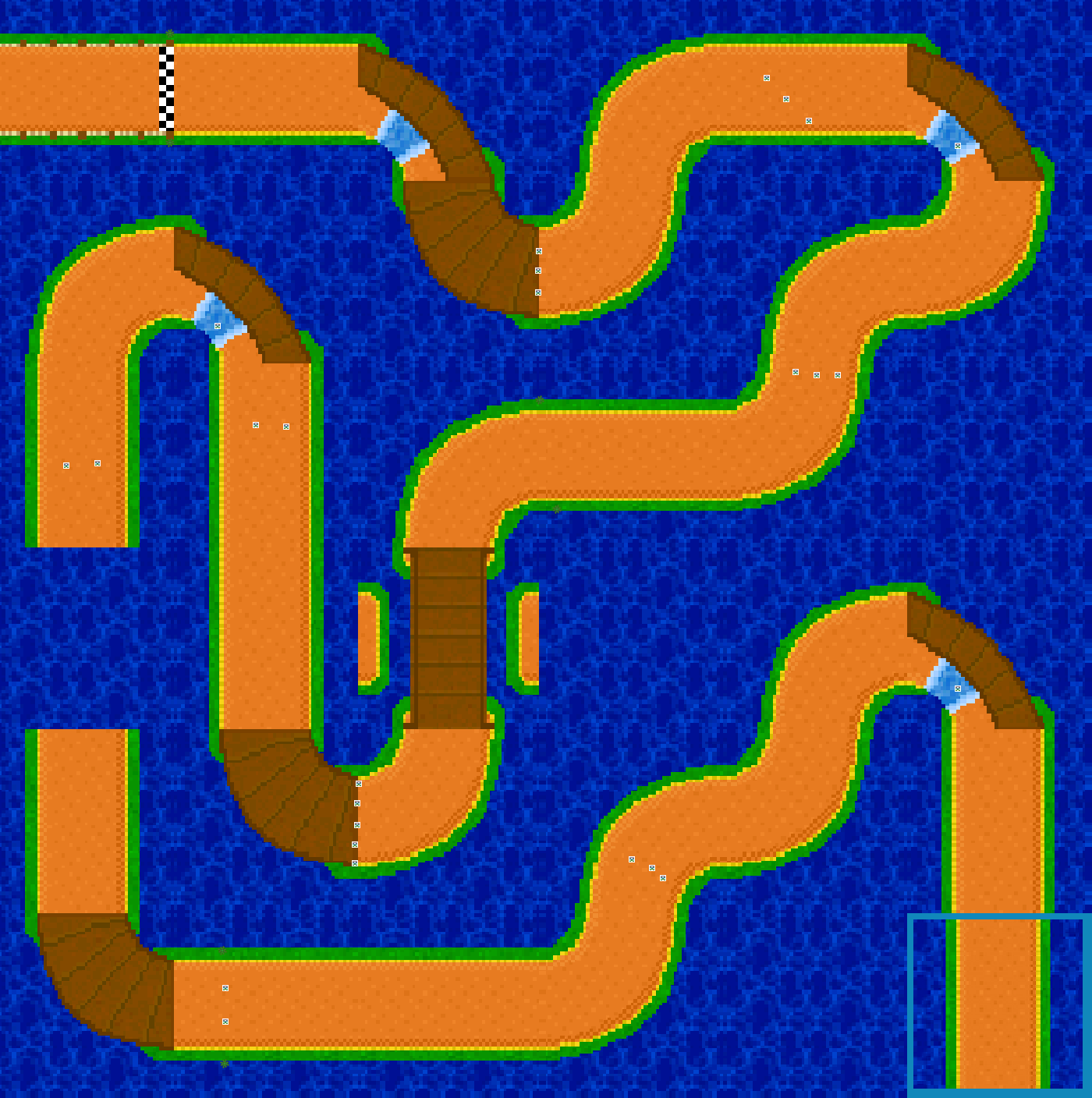 DS Yoshi Falls - Mario Kart PC