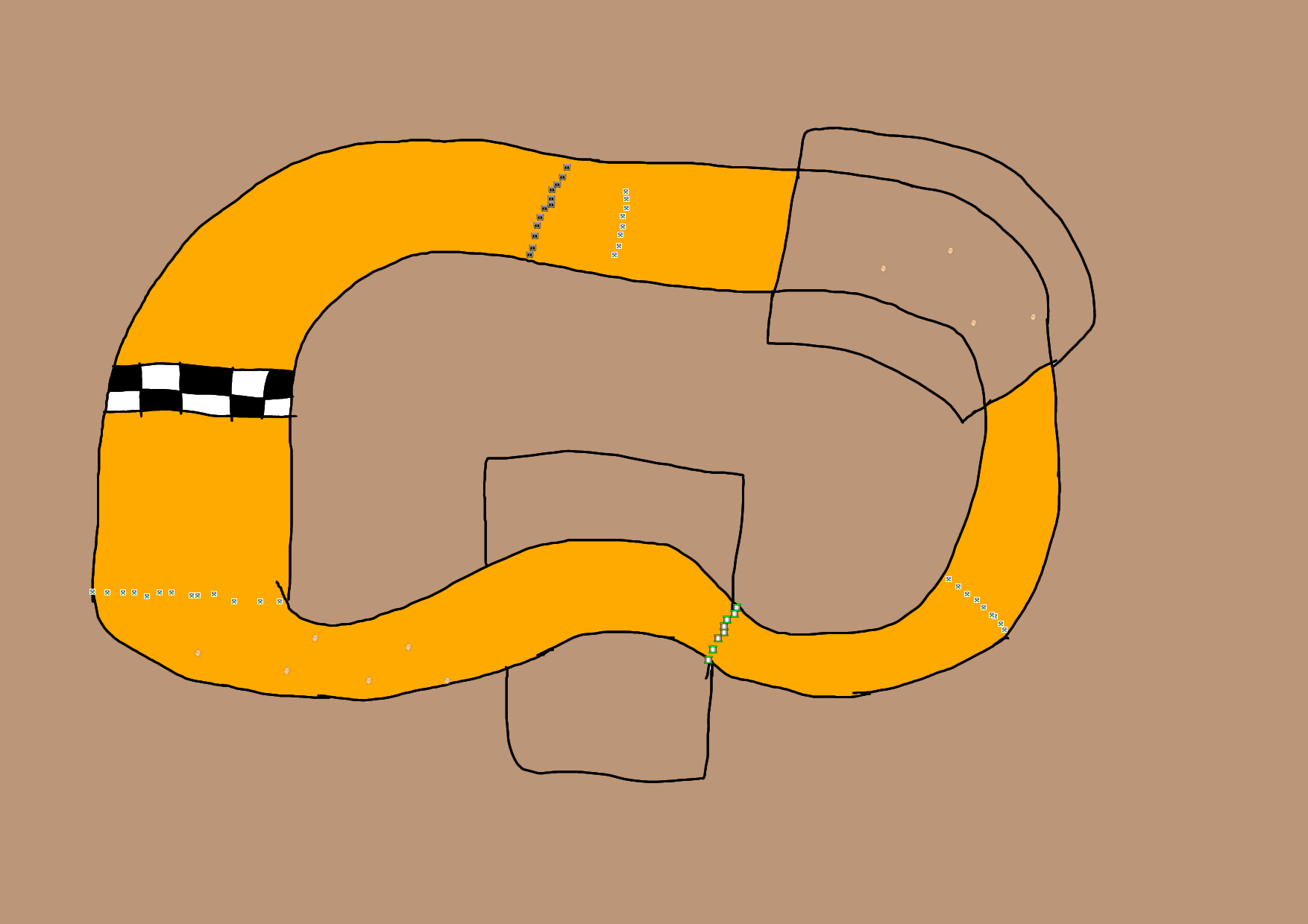 Spring yard zone - Mario Kart PC