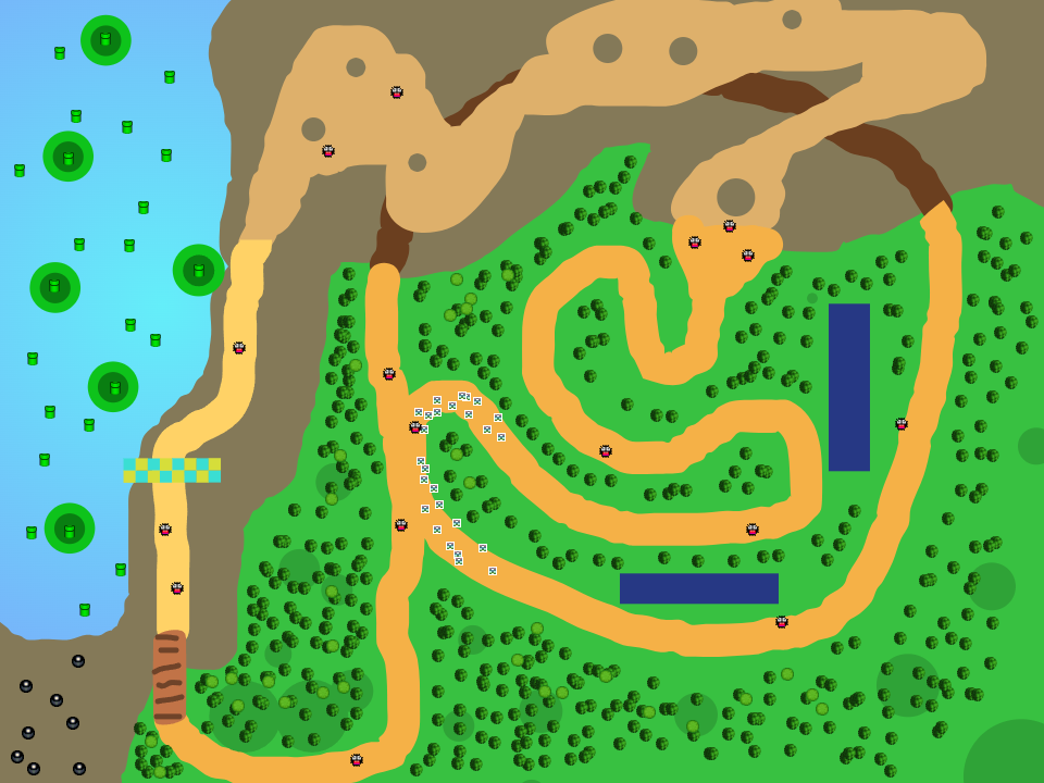 Fuzzy Mountain - Mario Kart PC