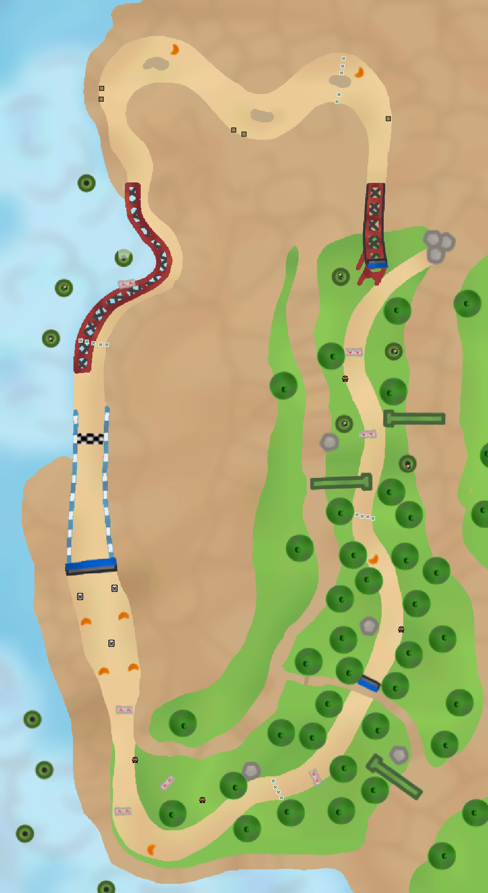 Rock Rock Mountain - Mario Kart PC