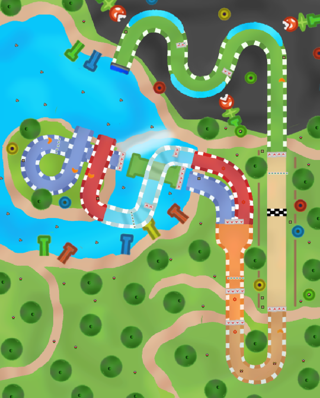 Tour Piranha Plant Pipeline - Mario Kart PC