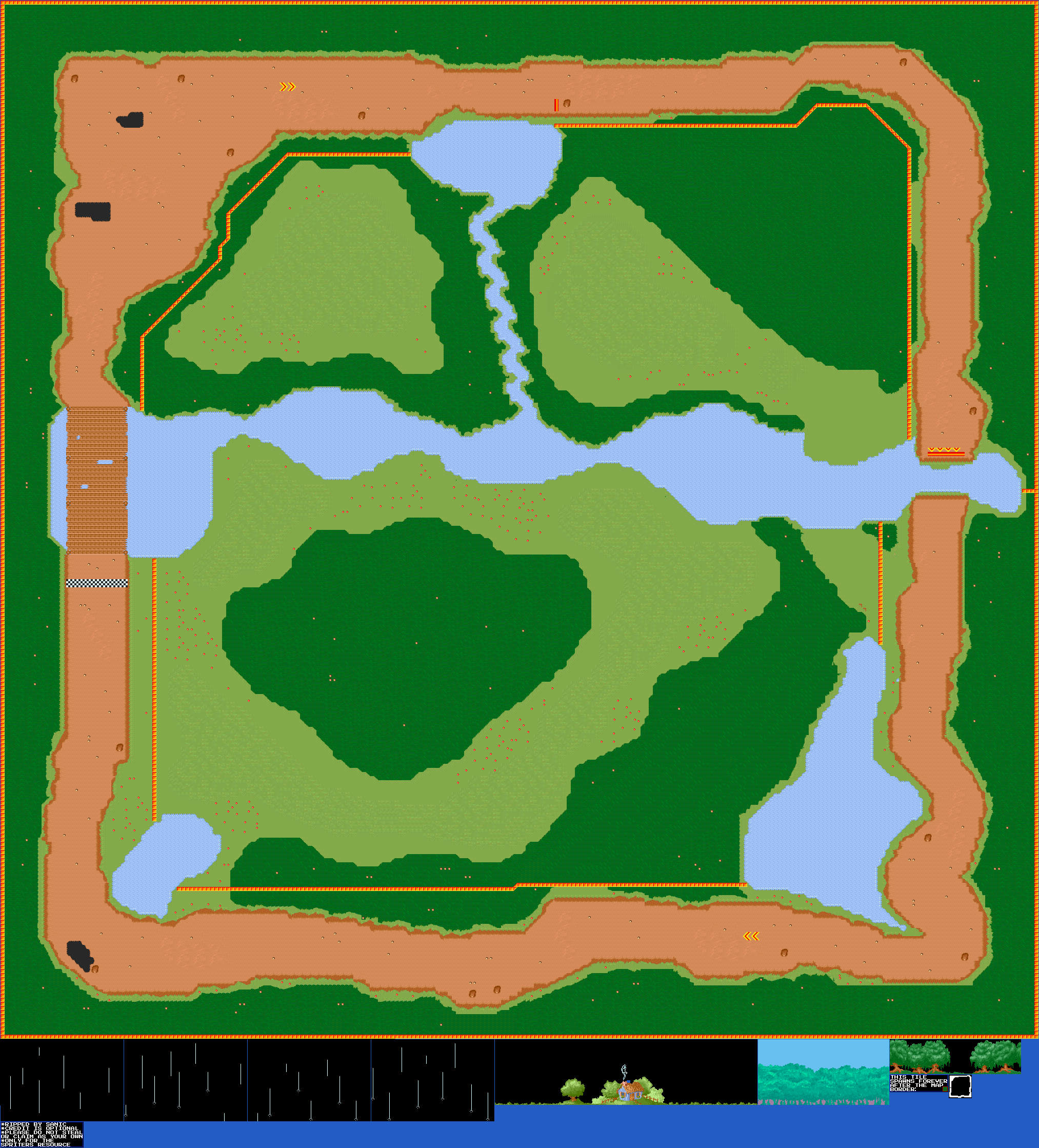GBA Little Red's Raceway - Mario Kart PC