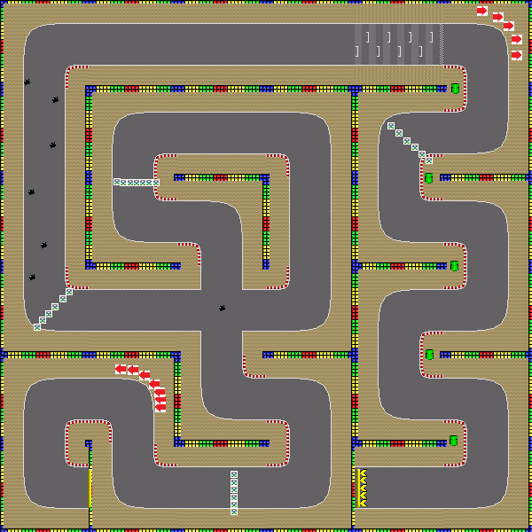 Maze Circuit - Mario Kart PC
