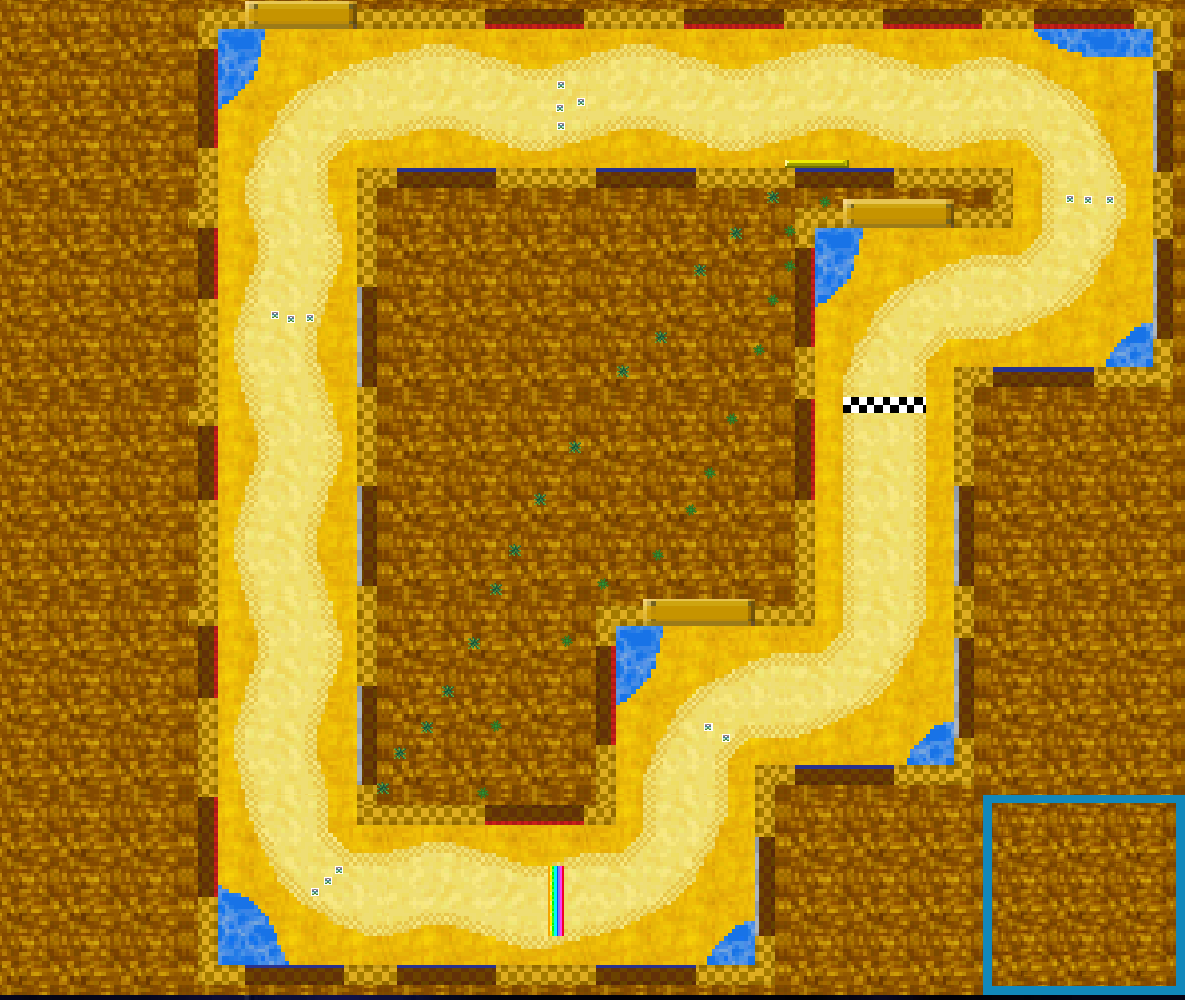 DS Desert Hills - Mario Kart PC