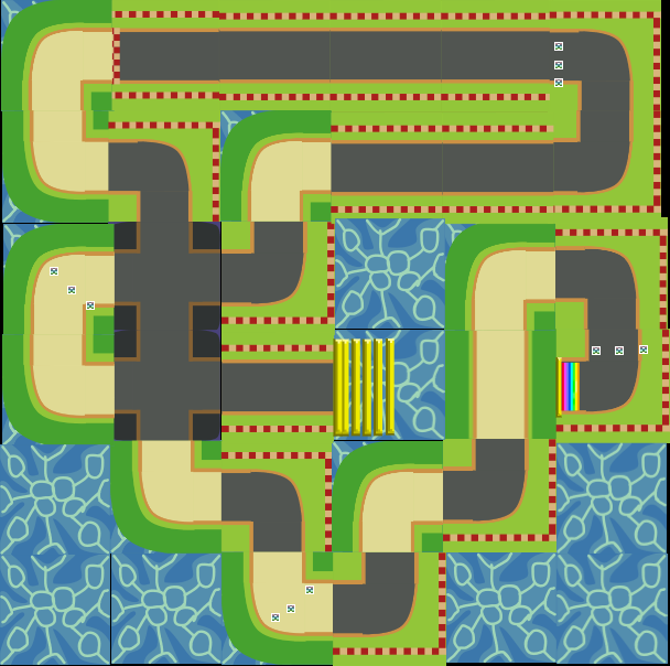 Mario Circuit QM Tiles (GCN Test) - Mario Kart PC