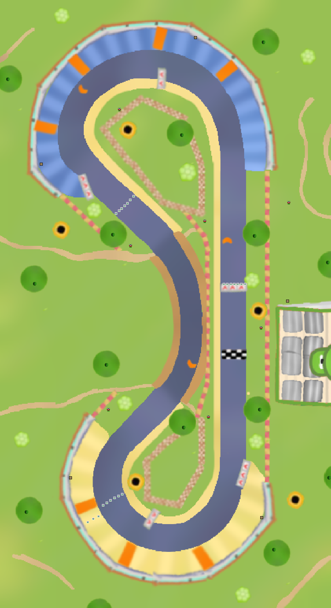 Luigi Raceway - Mario Kart PC