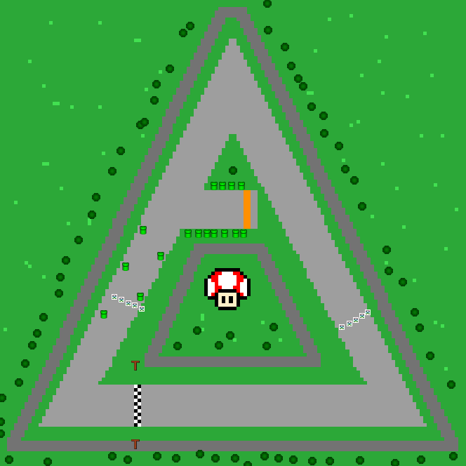 Toad Triangle - Mario Kart PC