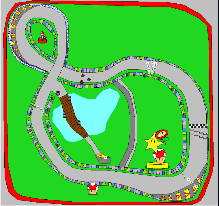 Mario Raceway 2 - Mario Kart PC