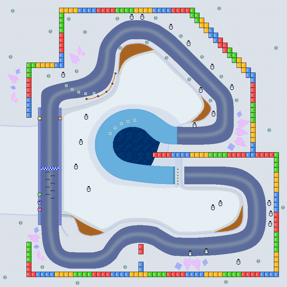 Snow Land - Mario Kart PC