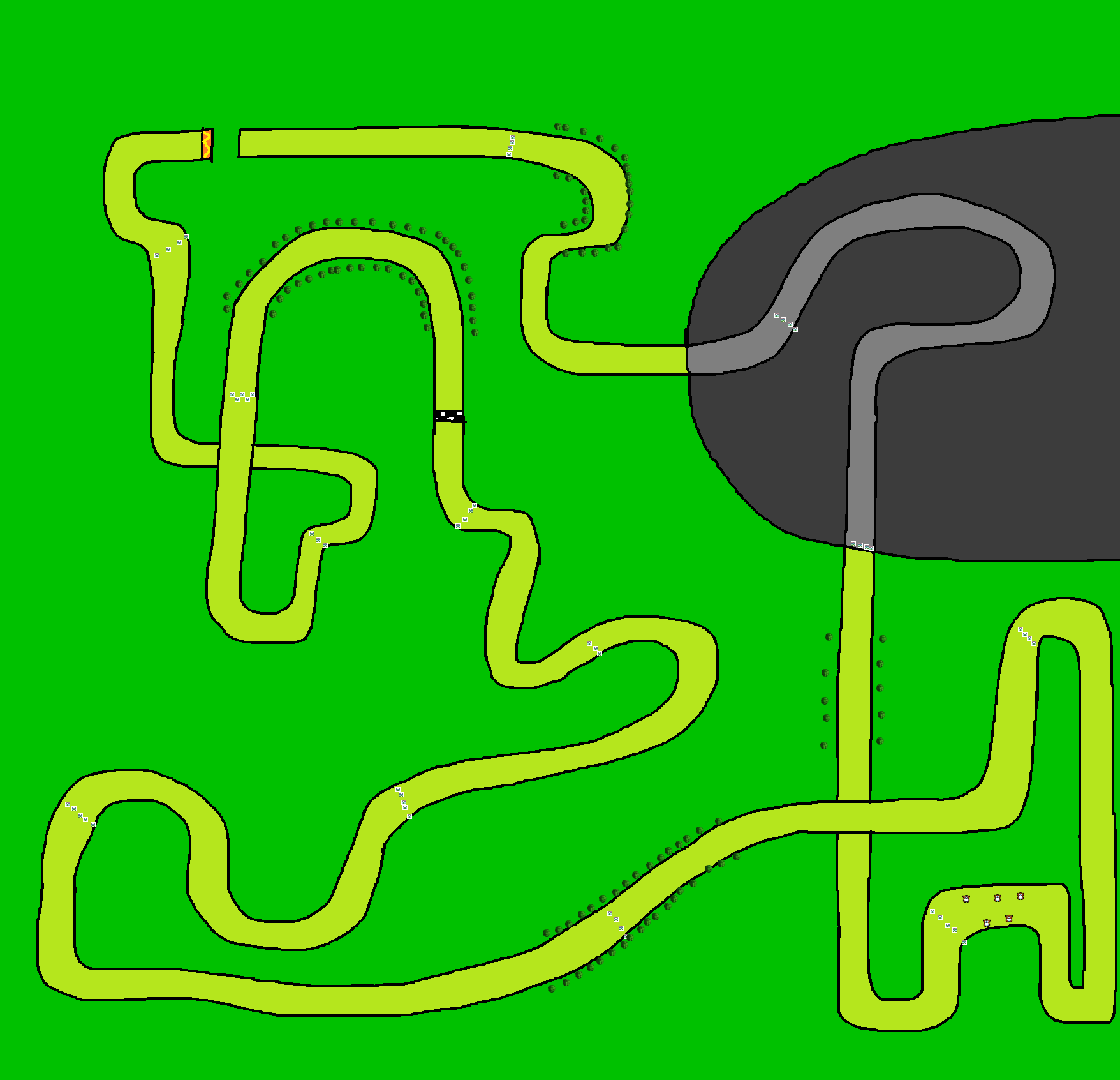 Yoshi Cave - Mario Kart PC