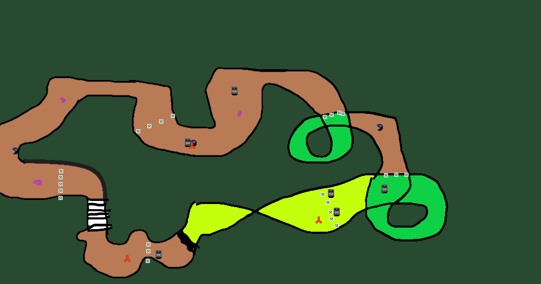 Bowser snakes arena - Mario Kart PC