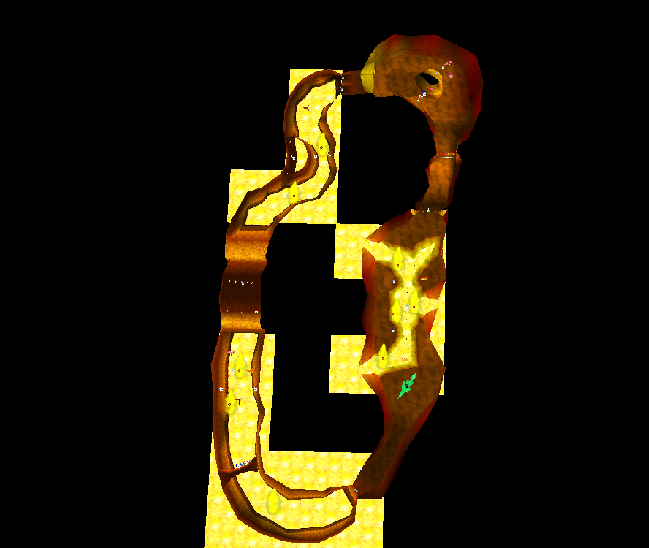 Hot Top Volcano - Mario Kart PC