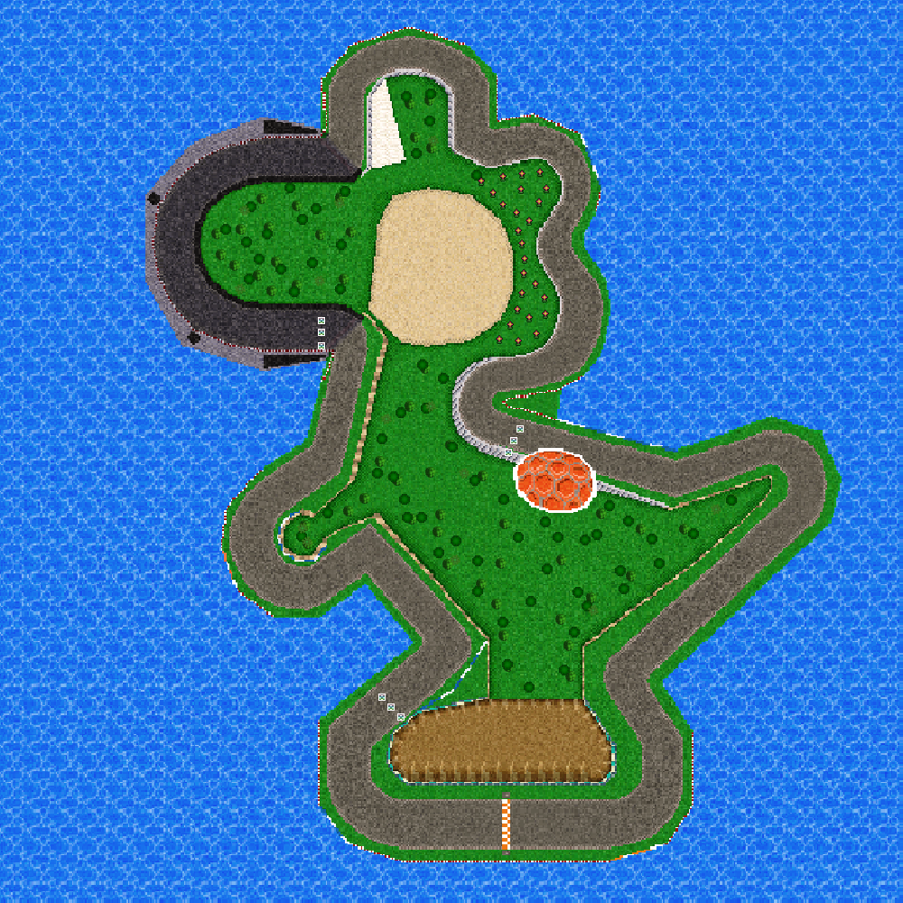 Yoshi Circuit - Mario Kart PC
