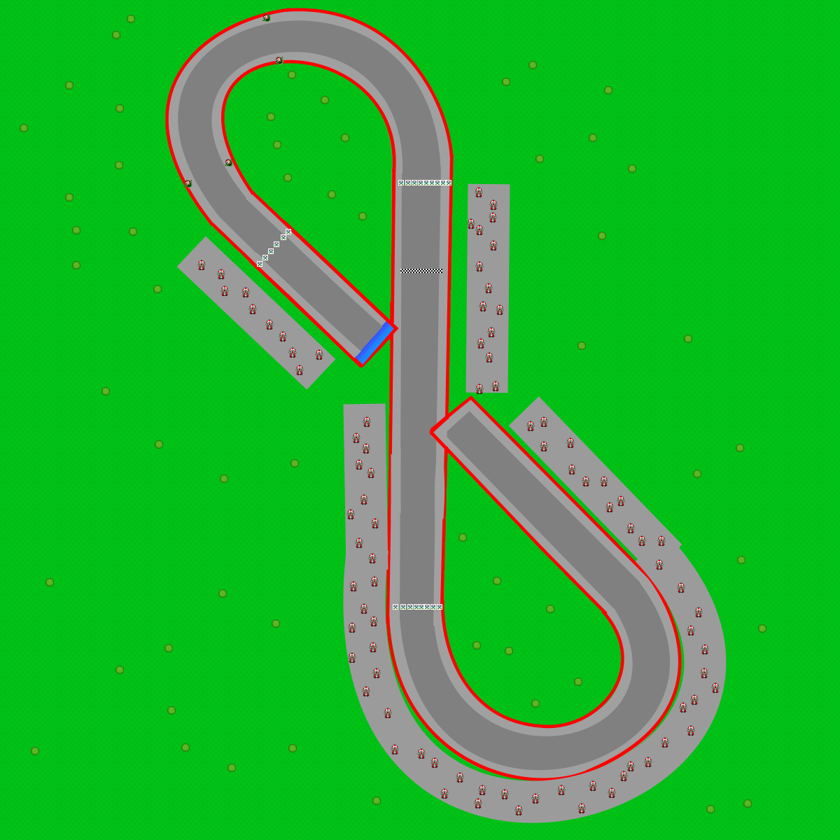 Figure-8 Circuit - Mario Kart PC