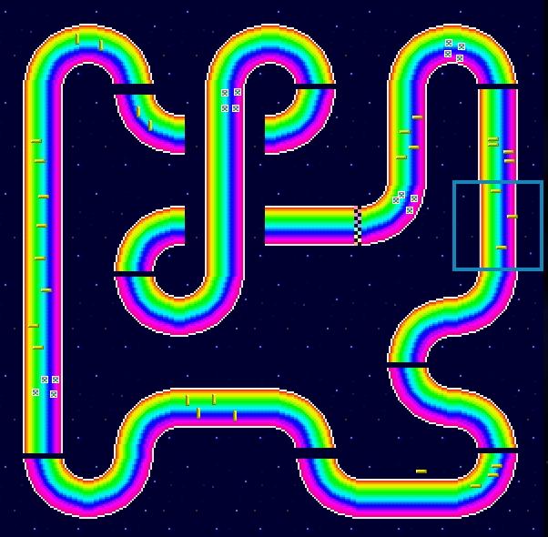 custom Rainbow Road - Mario Kart PC