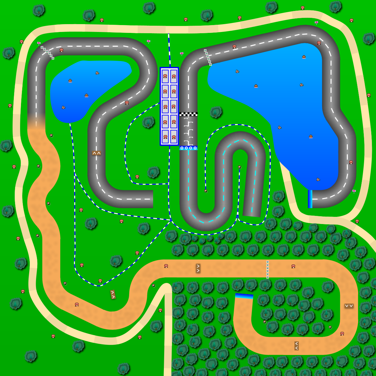 Gamba Circuit - Mario Kart PC