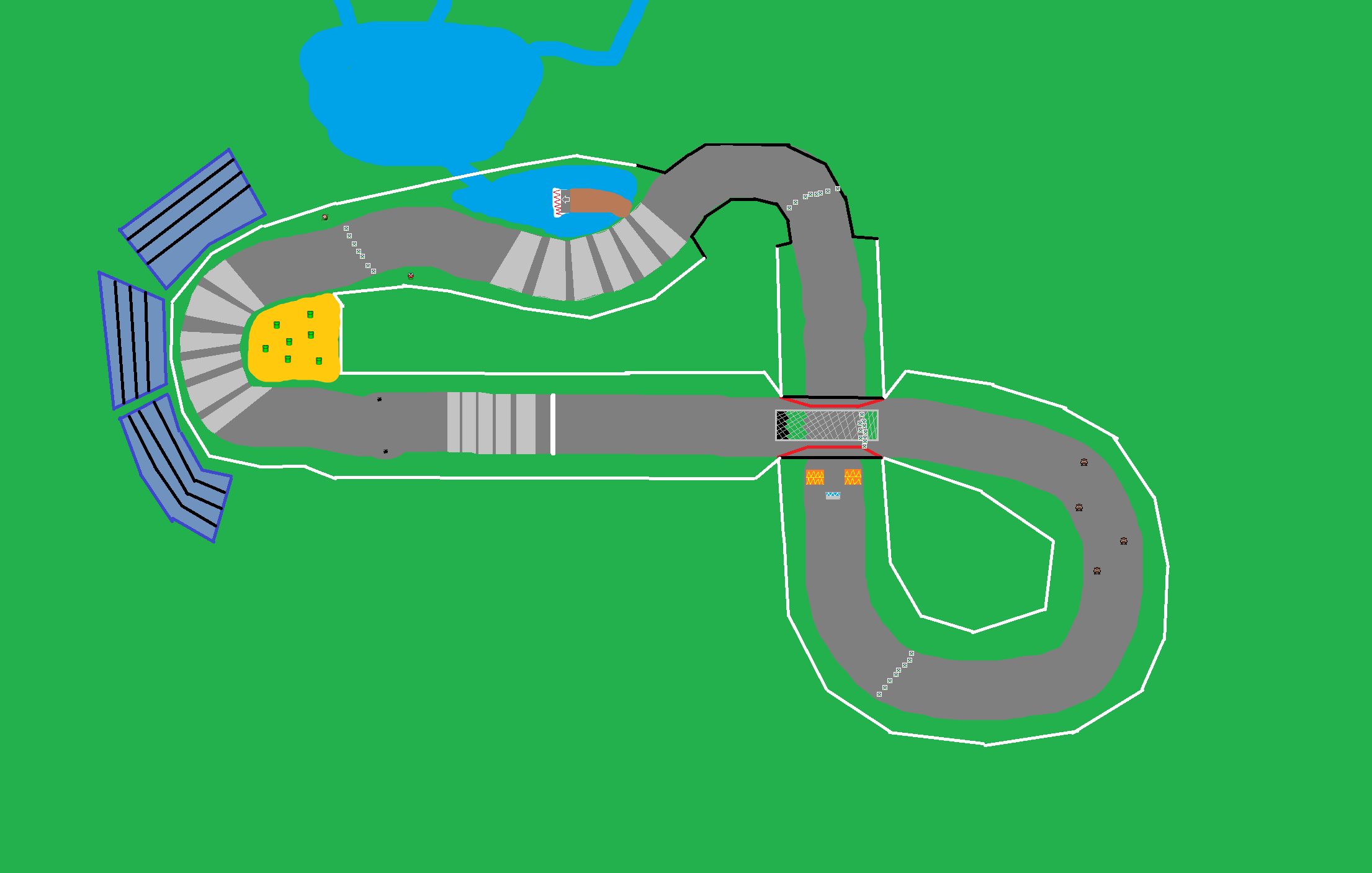 Toad circuit - Mario Kart PC