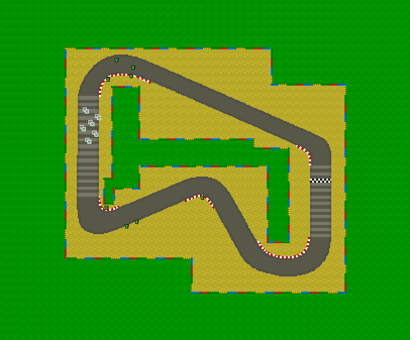 SNES Mario Circuit 1 - Mario Kart PC